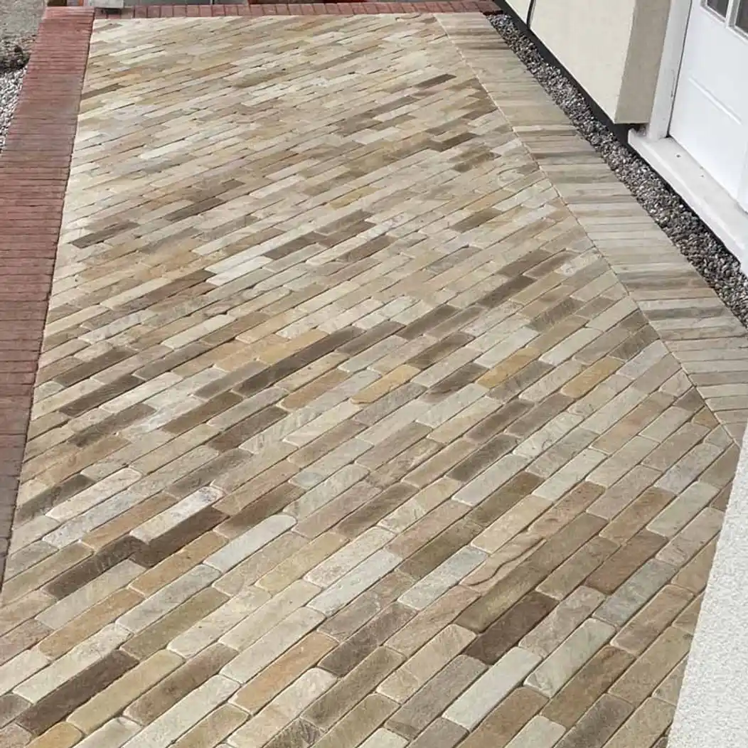 Tumbled Mint Stone Pavers | Patio Bricks