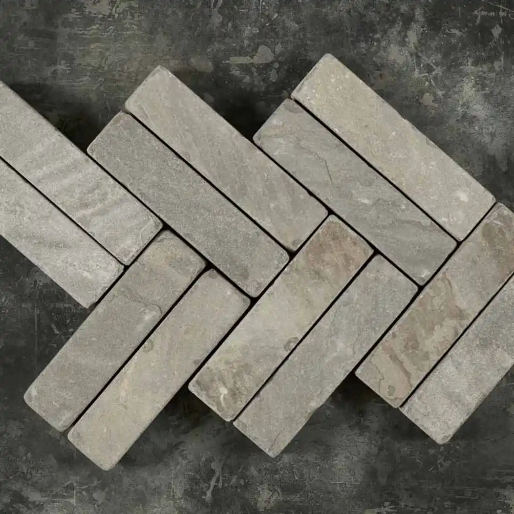 Tumbled Black Stone Pavers | Patio Bricks