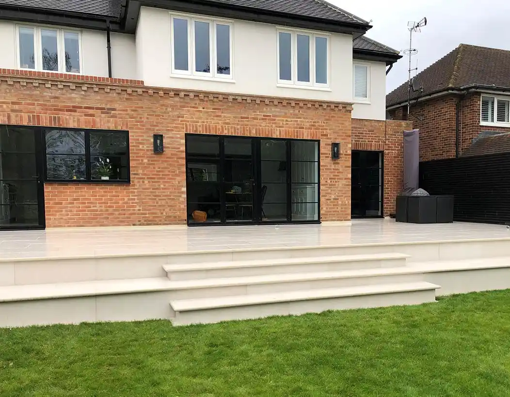 Florence White Porcelain | Paving Steps