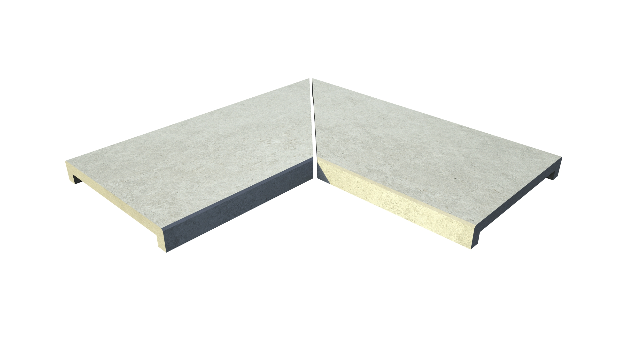 Frosty Grey Porcelain | Wall Coping Stones