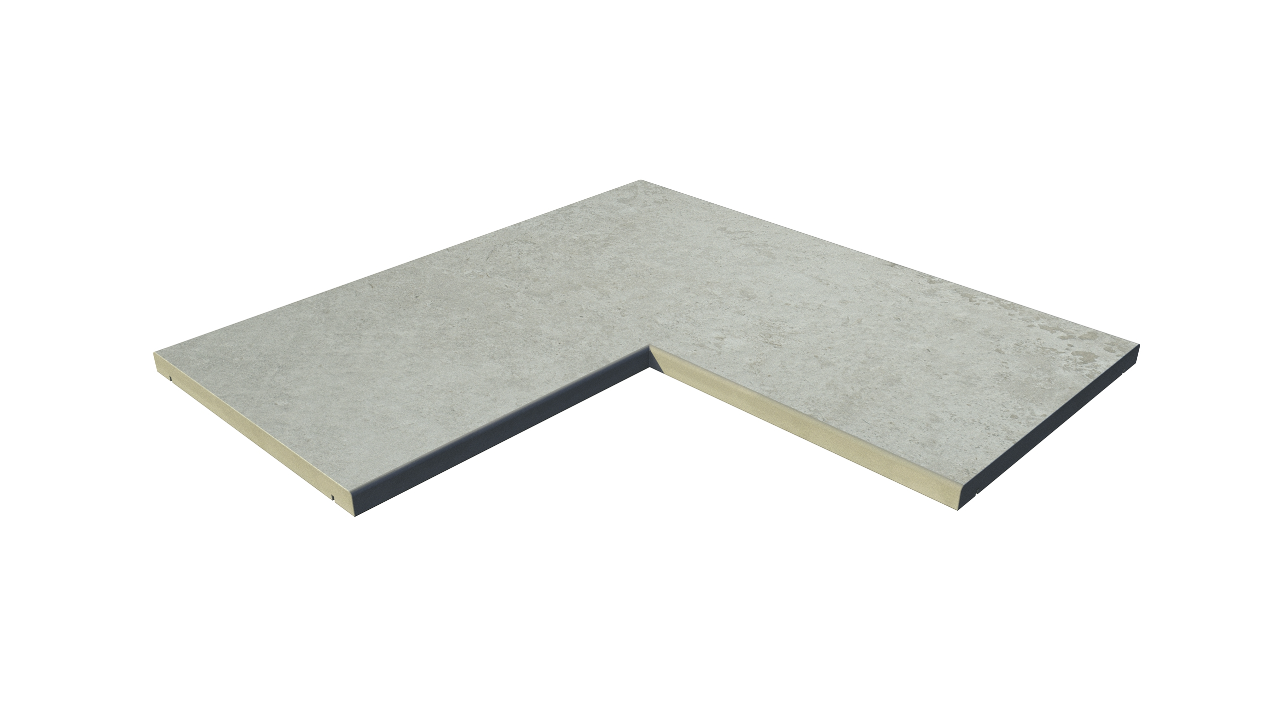 Frosty Grey Porcelain | Wall Coping