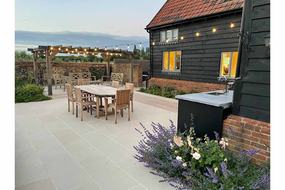 Slab Khaki Porcelain Paving Tiles