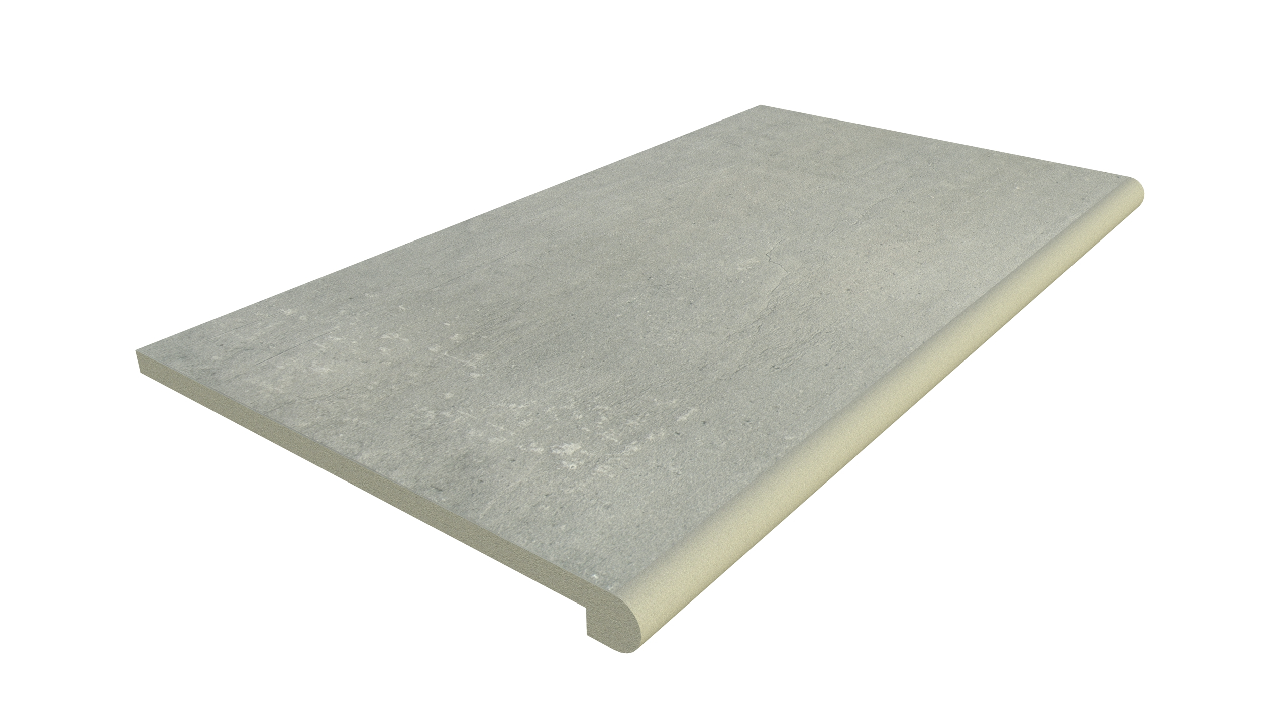 Polished Concrete Porcelain | Bullnose Steps