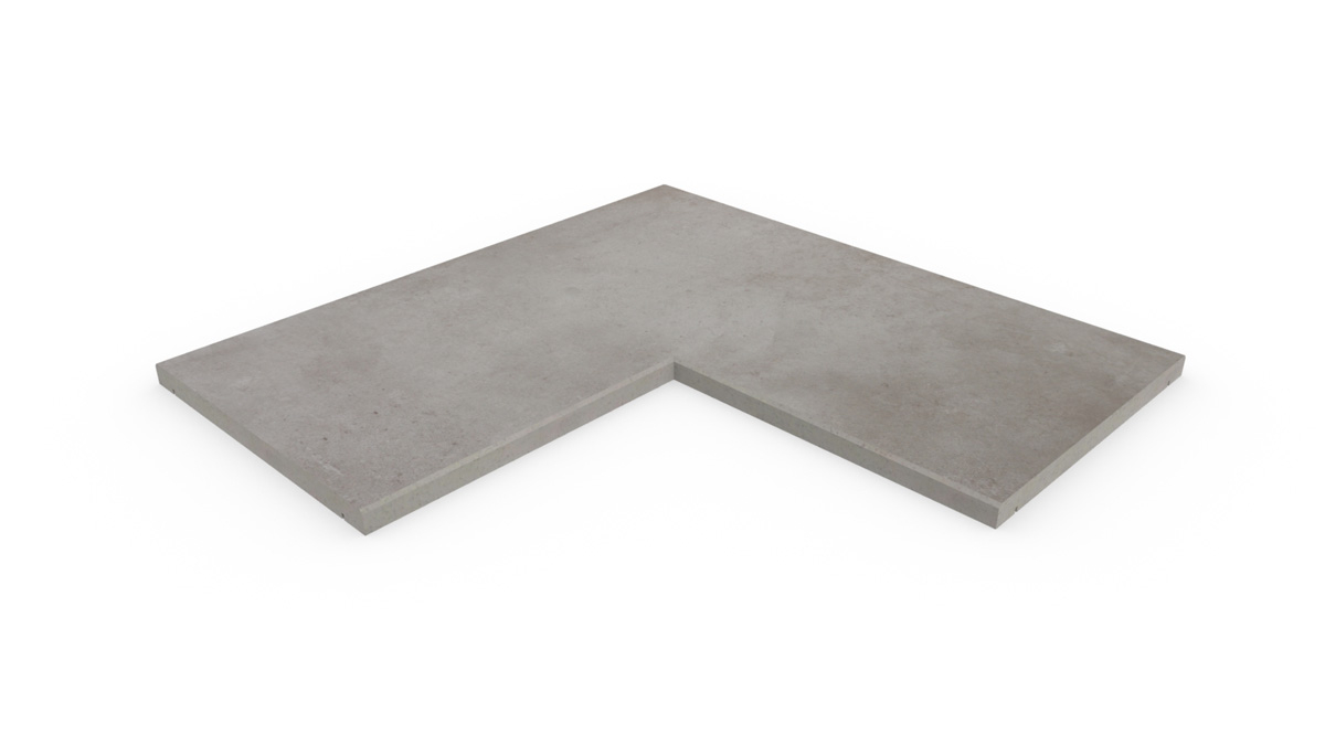 Venetian Grey Porcelain | Pool Coping